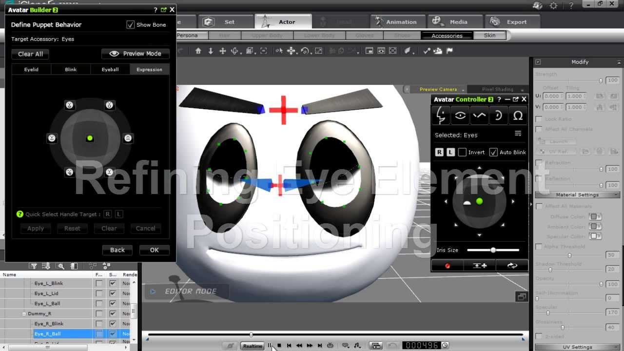 iClone Avatar Toolkit2Tutorial - Eye Structure in Avatar Builder - YouTube