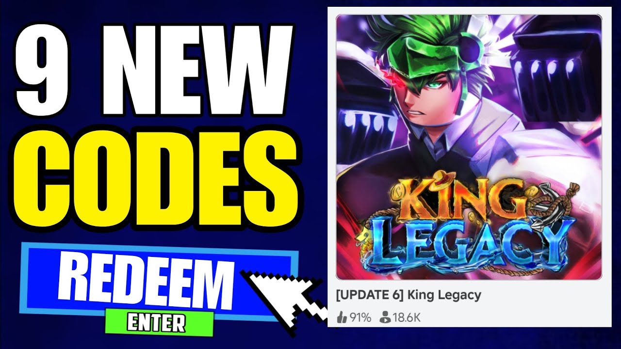 ROBLOX KING LEGACY CODES 2024!! | BE QUICKLY | UPDATE 6 - YouTube