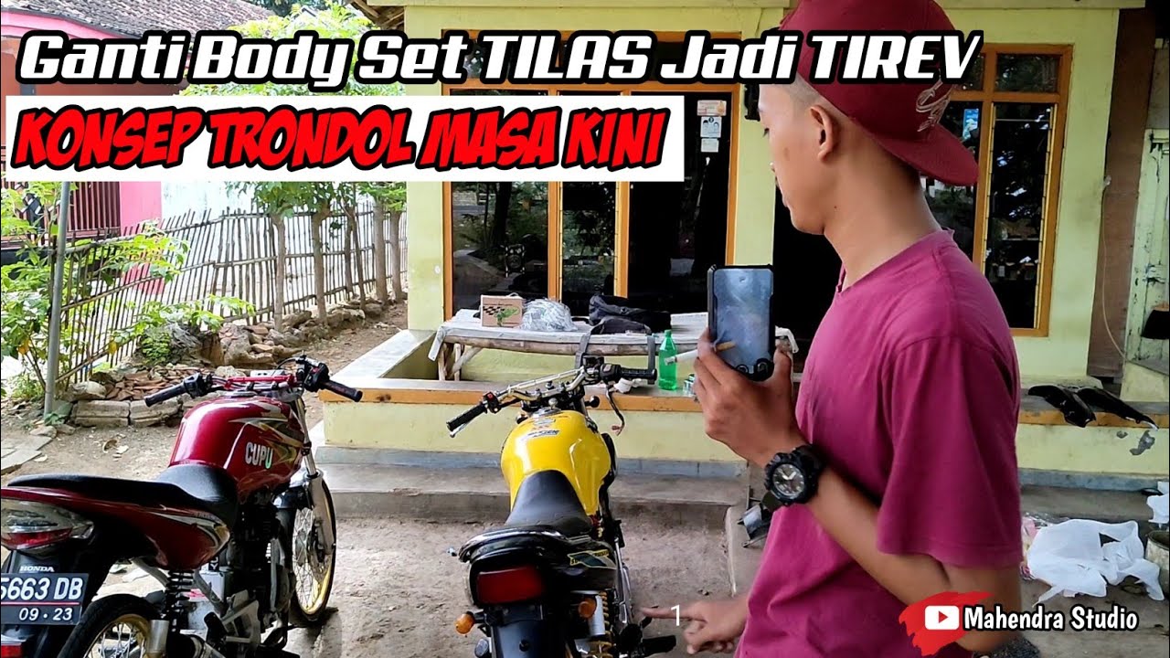 Ganti body set Honda Tiger Lawas jadi TIREV - YouTube
