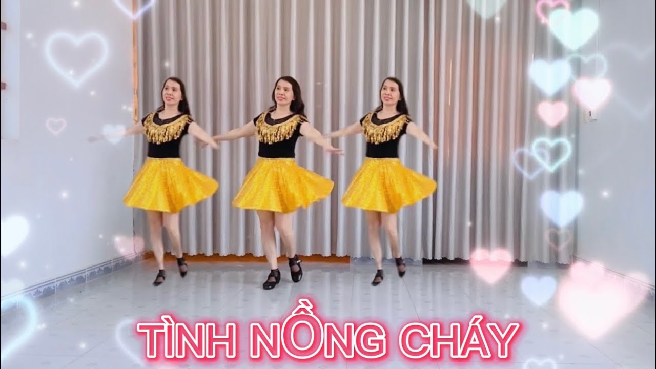 TÌNH NỒNG CHÁY // một điệu valse nhẹ nhàng bay bổng nhảy theo phong ...
