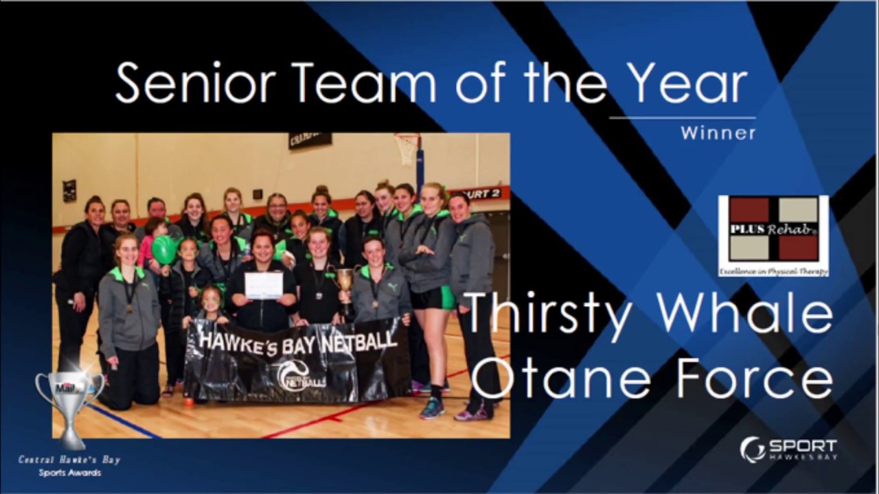 2017 Senior Team of the Year- Otane Force Netball Team - YouTube