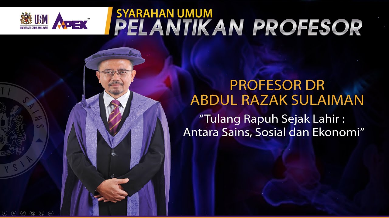 Multimedia Biodata Prof Razak - YouTube