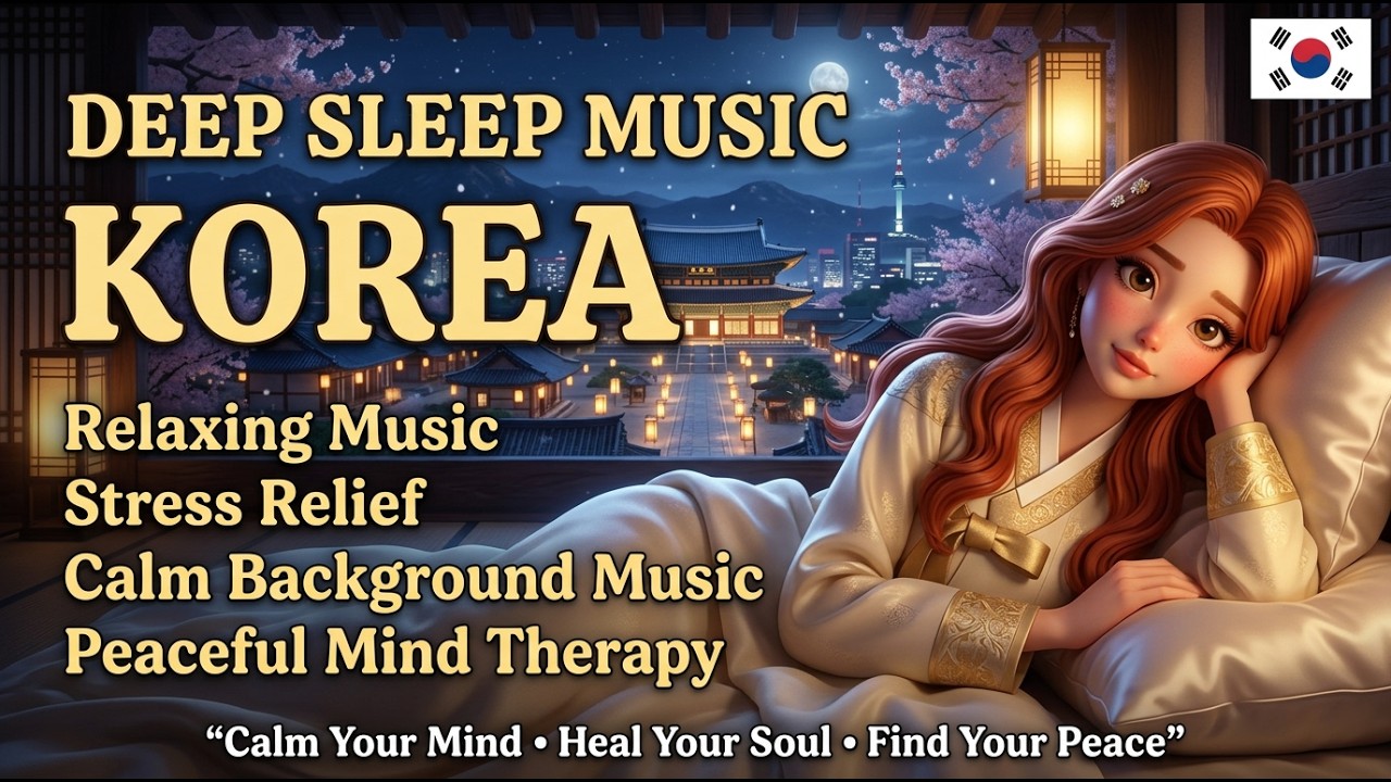 Deep Sleep in Korea 🇰🇷 | Korean Night Ambience & Healing Sleep Music ...