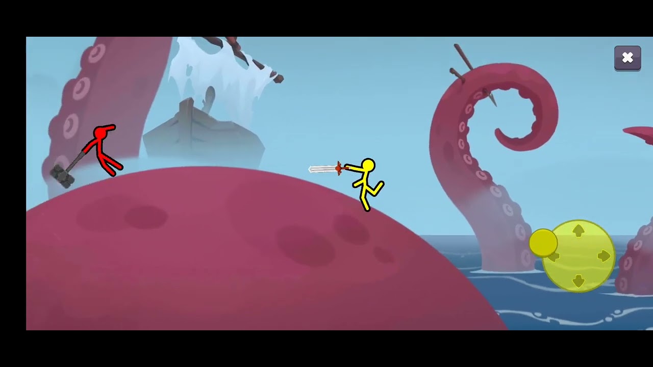 stick man 2 player bout I online have fun - YouTube