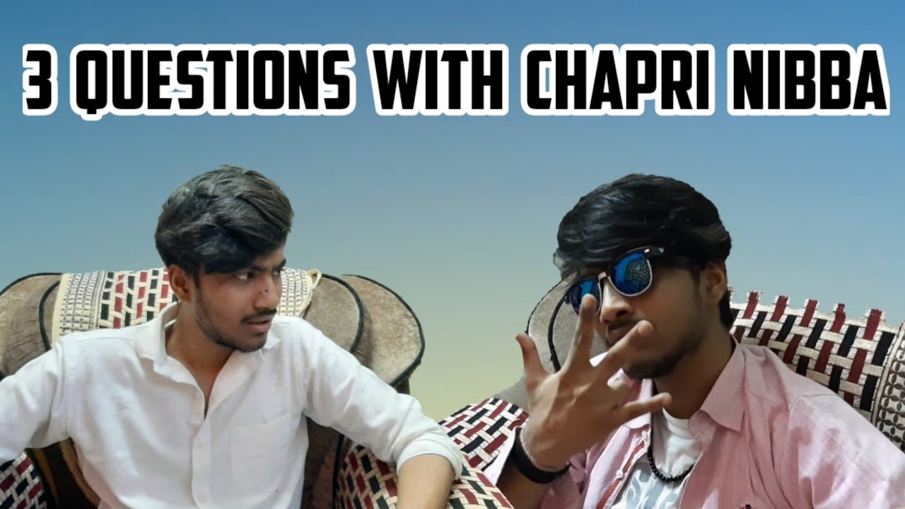 3 Question with CHAPRI NIBBA | EB VITA - YouTube