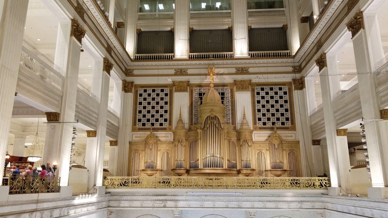 Wanamaker organ Philadelphia PA - YouTube