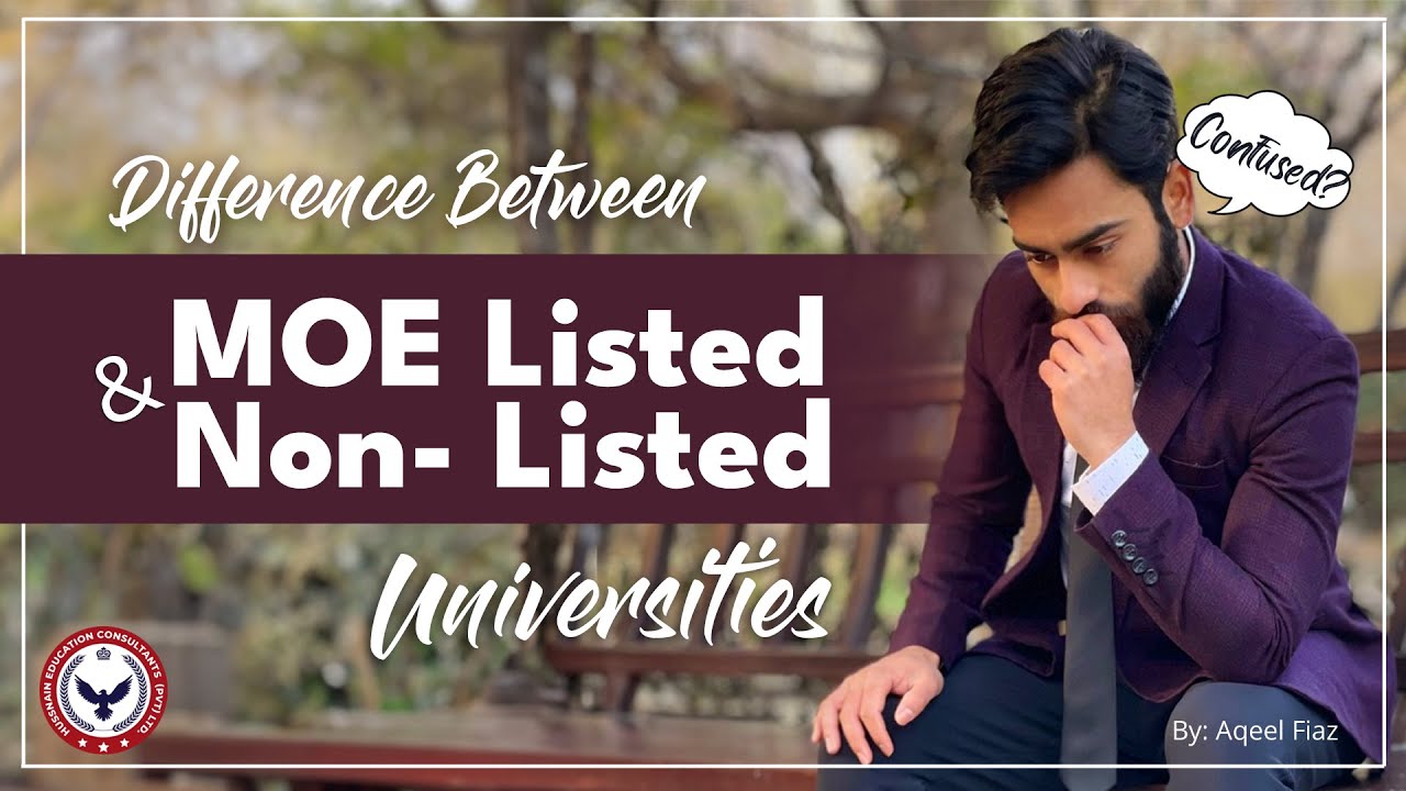 What is the difference between MOE listed university and non MOE listed ...