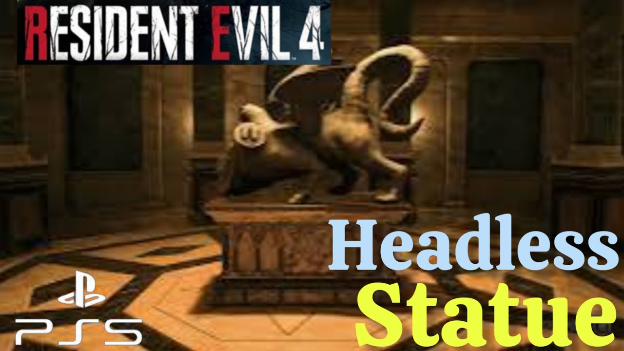 RESIDENT EVIL 4 REMAKE | HOW TO SOLVE HEADLESS STATUE PUZZLE : CHAPTER ...