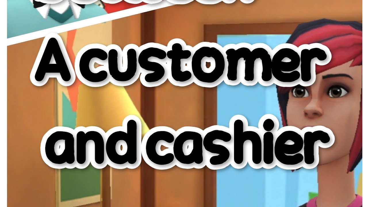 dialogue between a cashier and a customer - YouTube