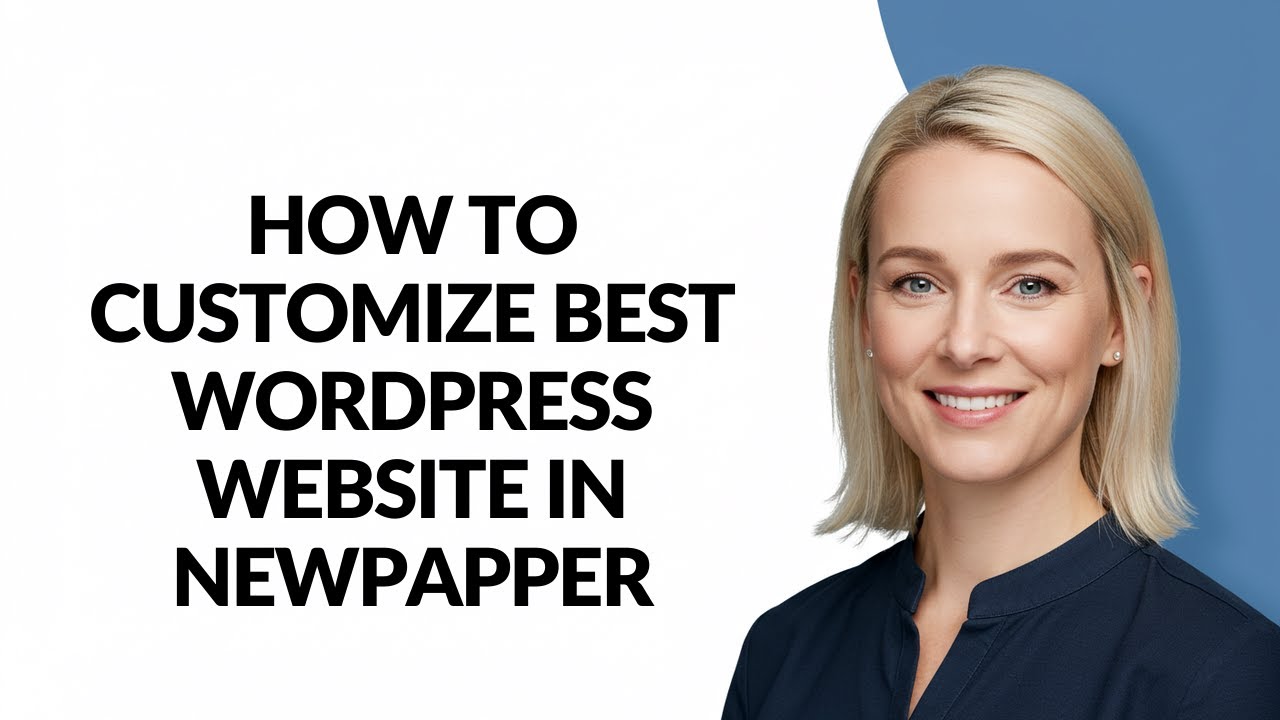 How to Customize Best Wordpress Website In Newpapper - Julia'sTutorials - YouTube