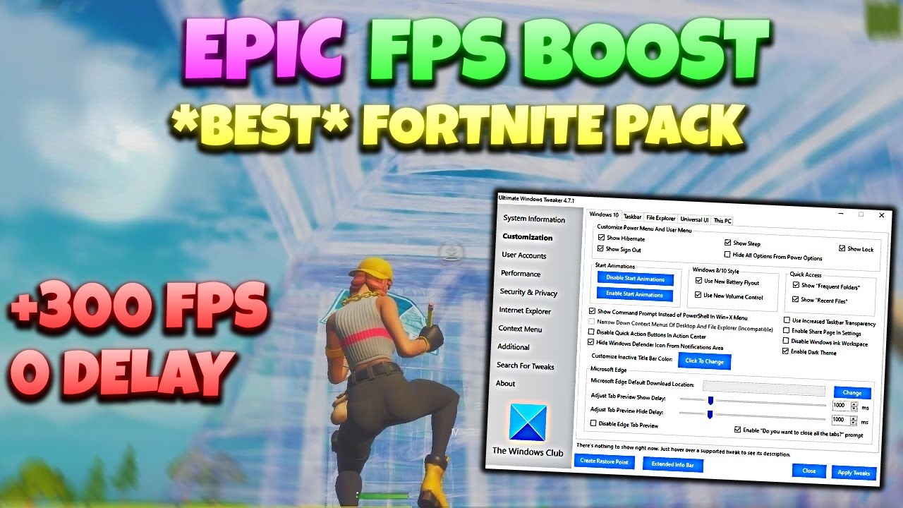 *Ultimate* Fortnite FPS Boost Pack (High FPS & Low delay) - YouTube