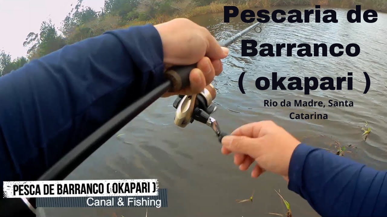 Pesca de Robalo de Barranco ( Okapari ) Rio da Madre,Santa Catarina # ...