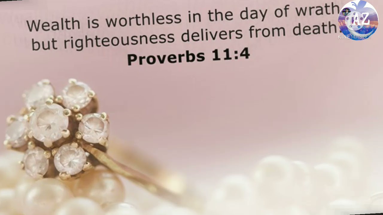 Proverbs 11:4 & Proverbs 21:21 Bible verses readed by Urim Zubair ...