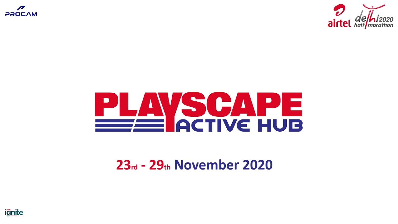 Airtel Delhi Half Marathon (ADHM) 2020 l Playscape Active Hub - YouTube
