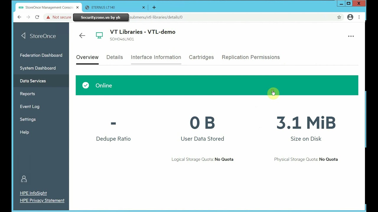 Create VTL in StoreOnce 5200 - Add To Veeam Backup - Deploy VTL To ...