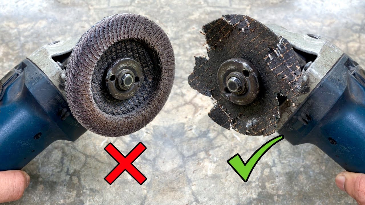 Once you learn this secret, you will never throw away grinding discs ...