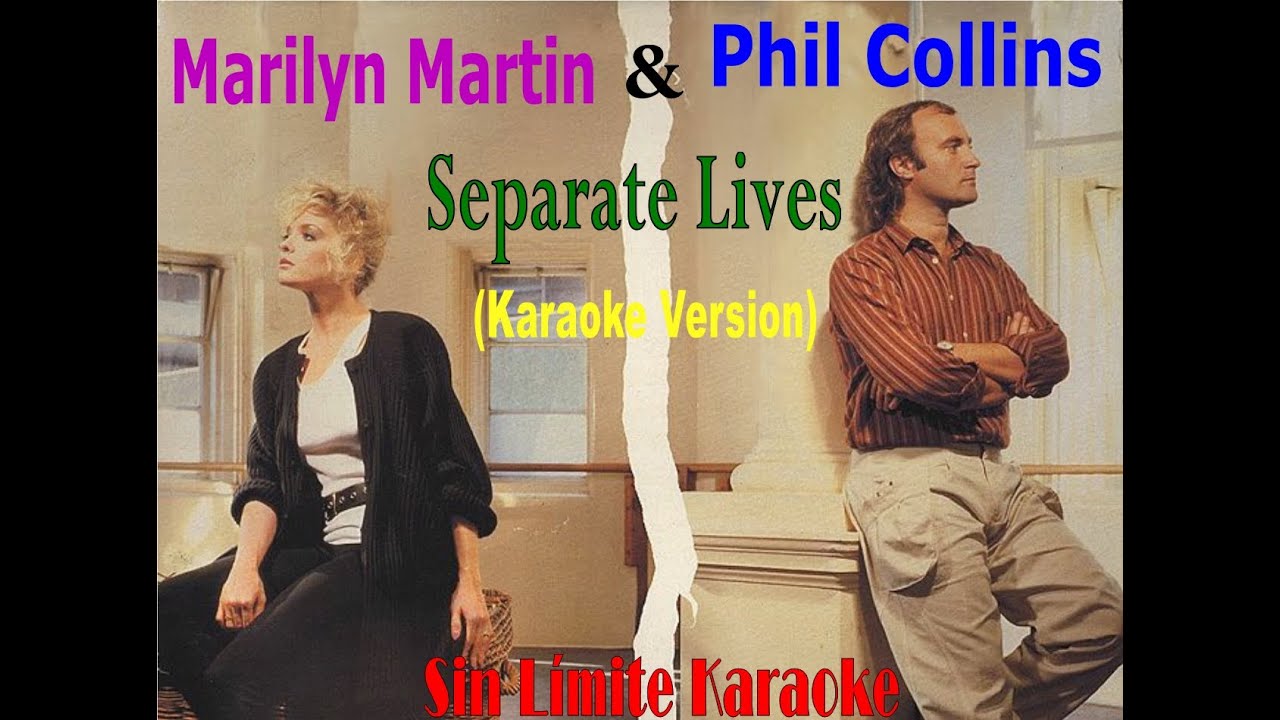 Phill Collins & Marilyn Martin - Separate Lives - Karaoke Full - YouTube