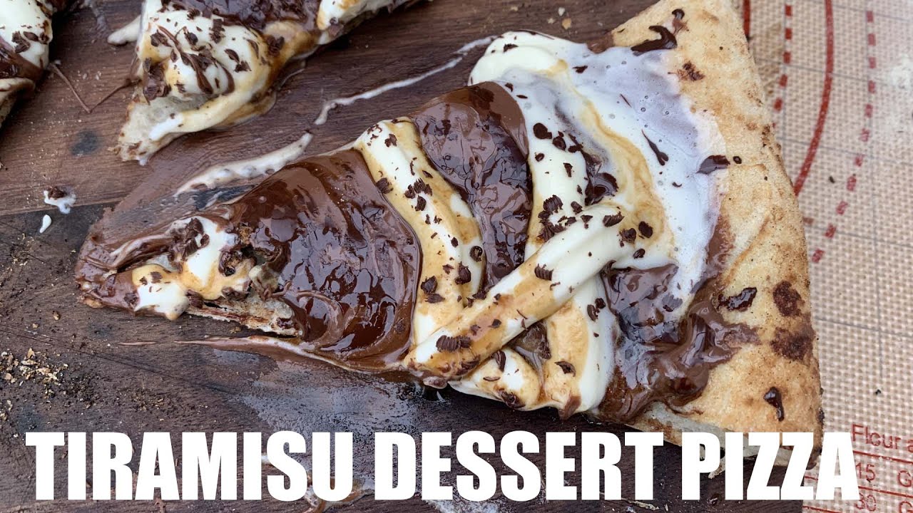 Tiramisu Dessert Pizza - YouTube