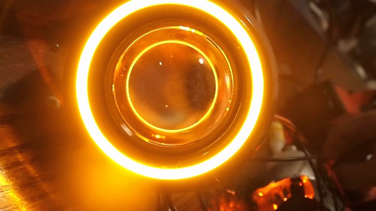 TRS xB Angel Eye with demon eye blinker - YouTube