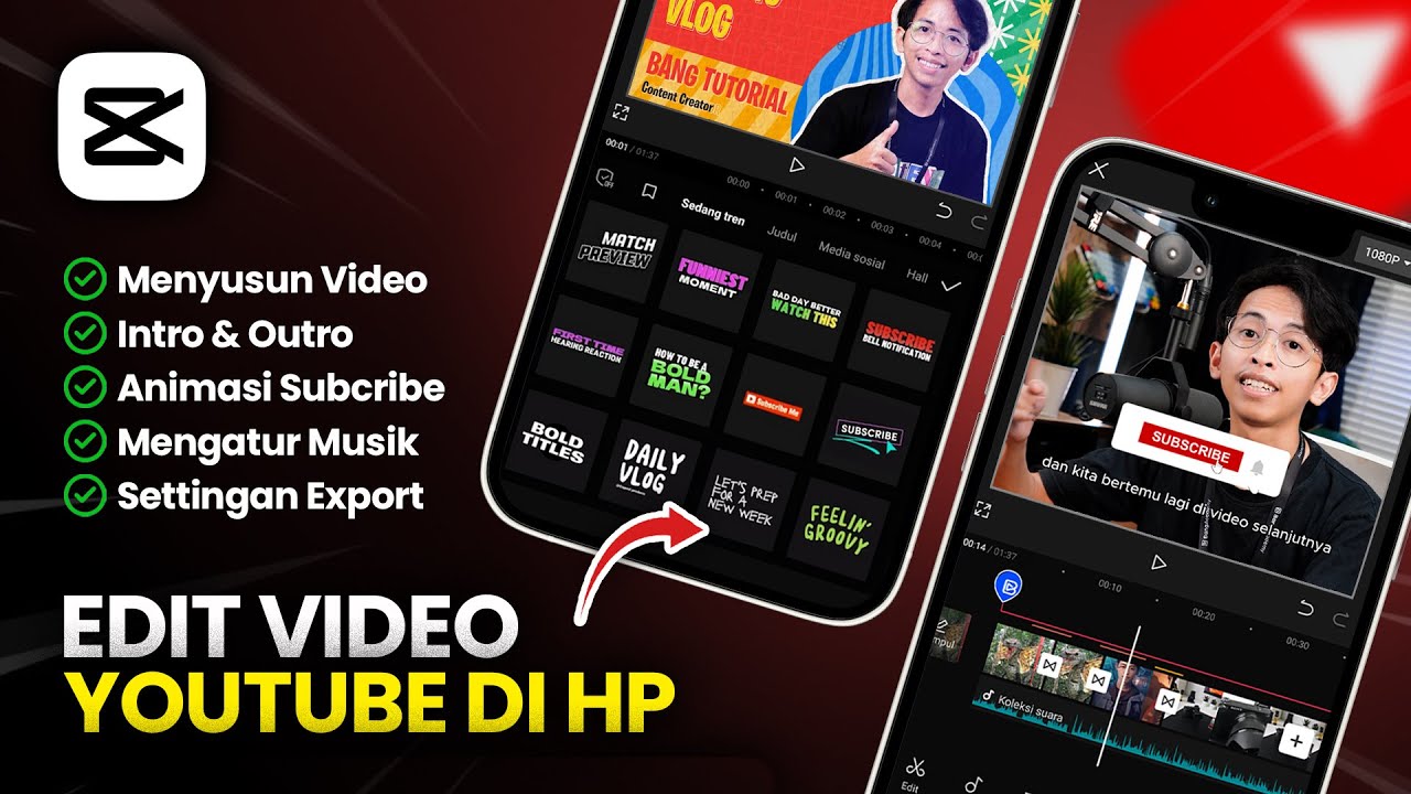 Cara Edit Video YouTube di CapCut untuk Pemula | CapCut Tutorial #2 ...