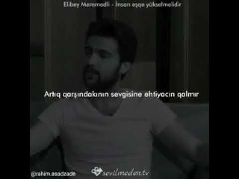 İnsan eşqe düsmemelidir. Esqe yüksəlməlidir 🖤👆