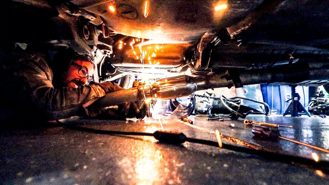 This is Why Working Under a Car Without a Lift SUCKS! - YouTube