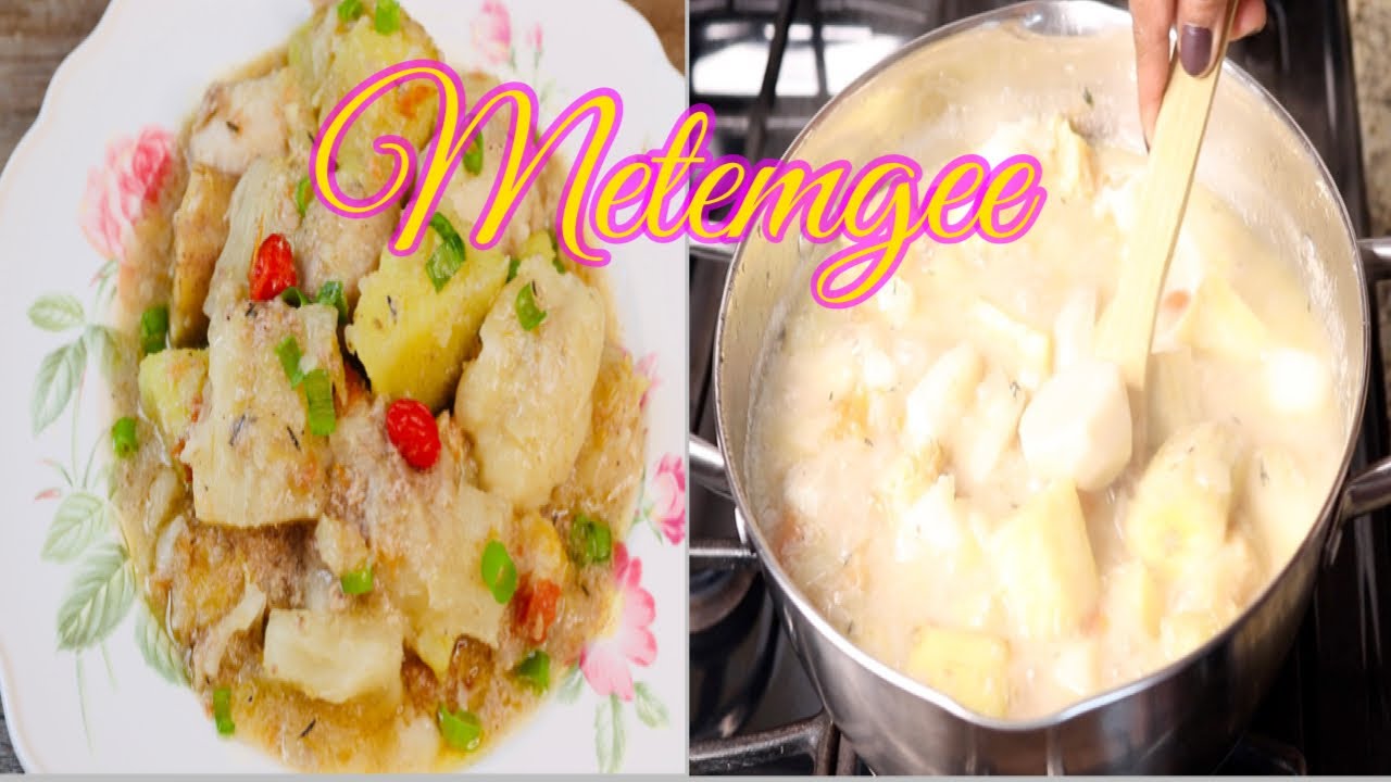 Metemgee/Metem|Coconut Milk and Salted Fish recipe| (My dad’s recipe ...