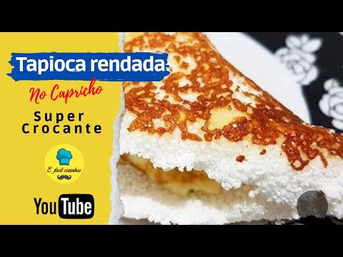 TAPIOCA RENDADA OU INVERTIDA com ovo, queijo e presunto ...