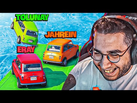 JAHREİN VE TOLUNAYI ÇILDIRTTIK | SİNİR EDEN FACE TO FACE VE TAKIMLI OYUNLAR | GTA 5 PLAYLİST