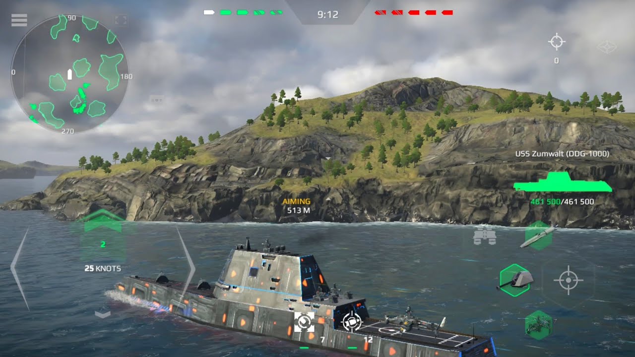 USS ZUMWALT with overpowered American railgun : Modern Warships - YouTube