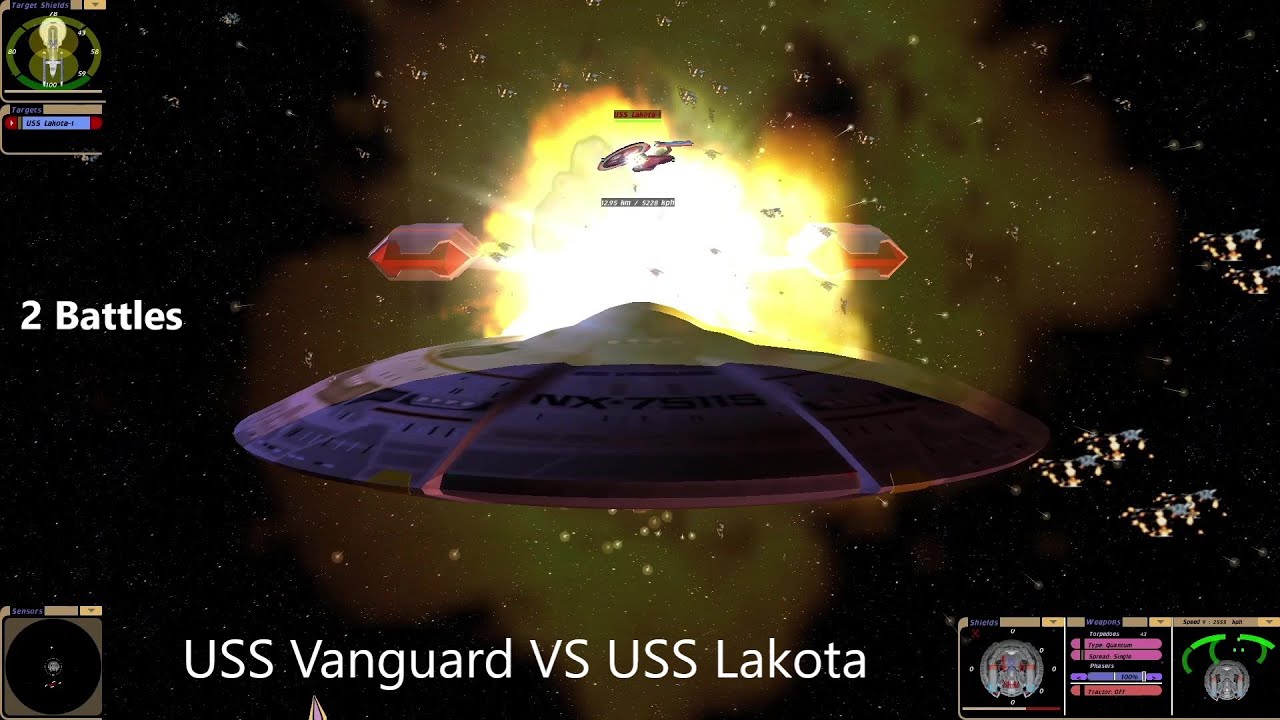 USS Vanguard VS USS Lakota | 2 Battles | Surprising Results | Star Trek ...