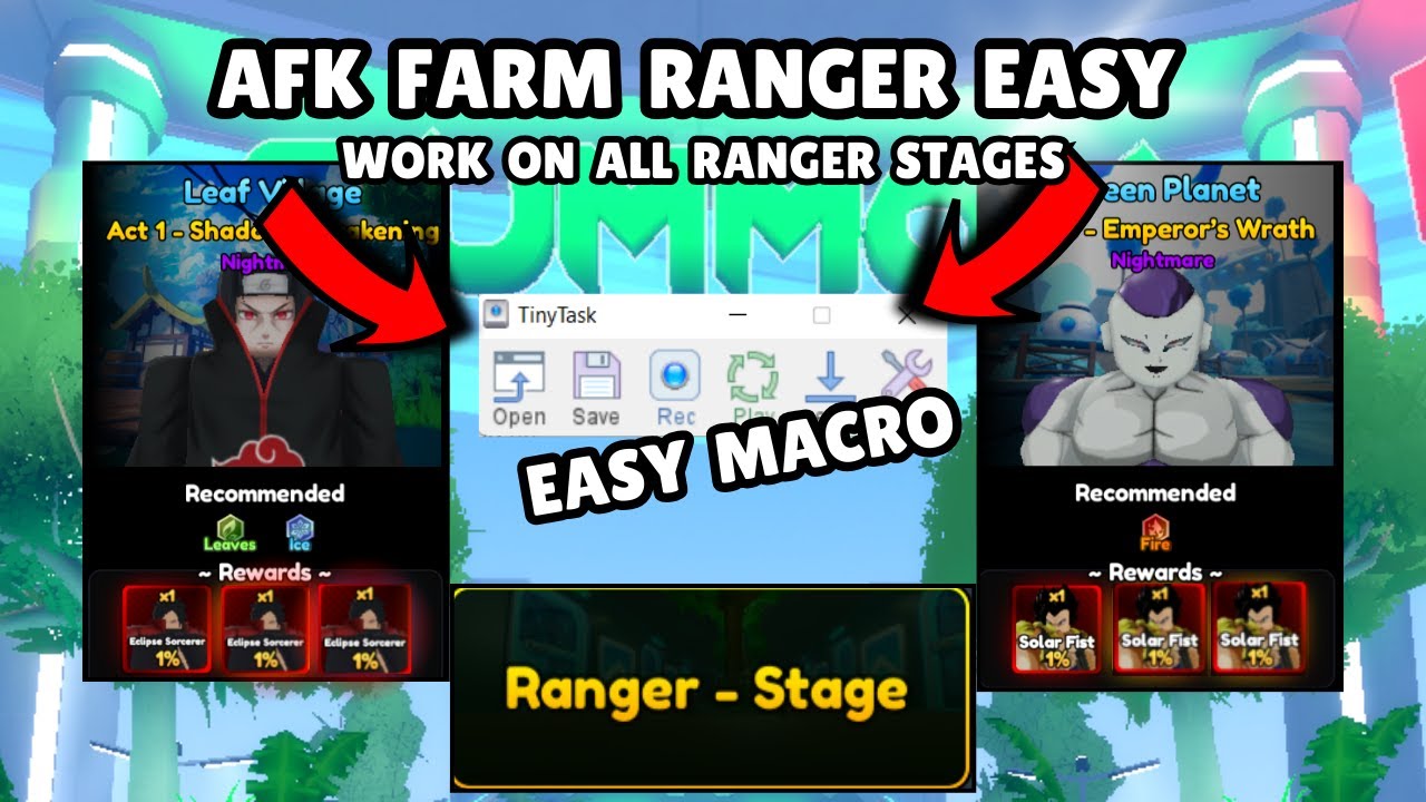 How to AFK Farm Ranger Mode in Anime Rangers X | EASY SECRET & ITEMS ...