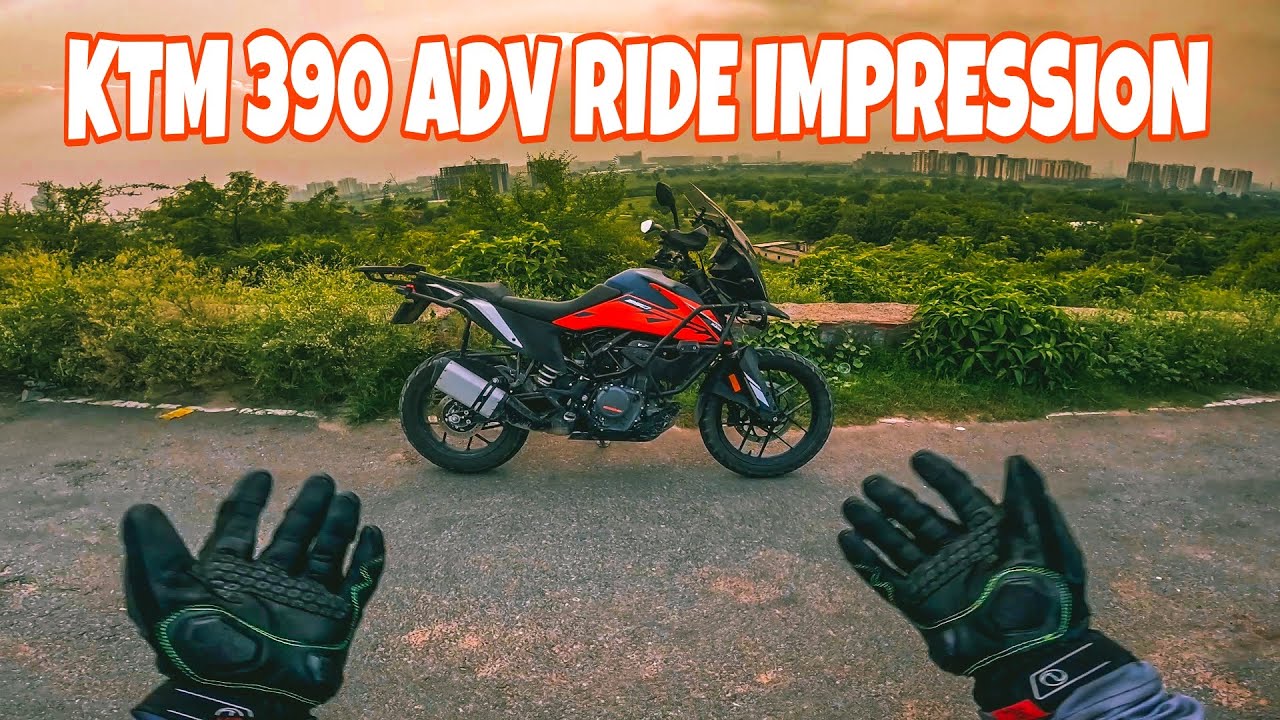 My introduction and 390 adv ride impression - YouTube