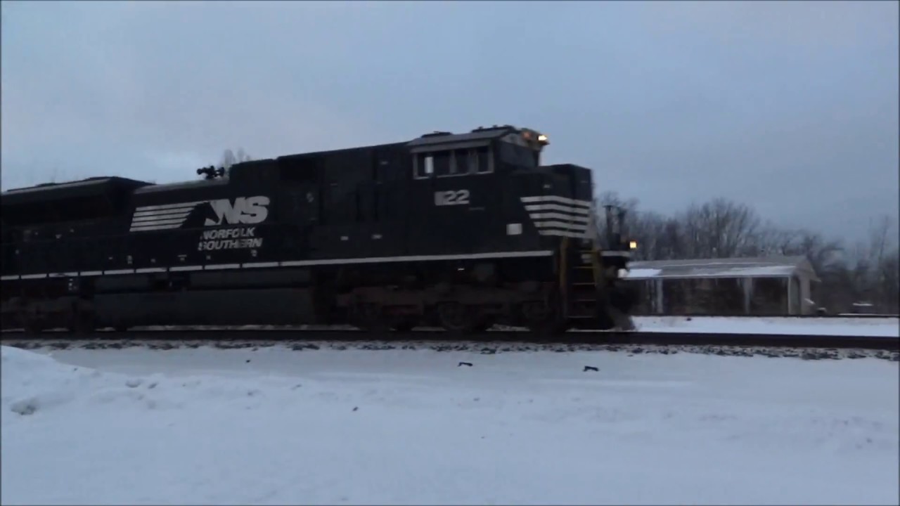 NS Freight 310 - NS SD70ACe #1122 - LOUD K5LLA - Open Door Autorack ...