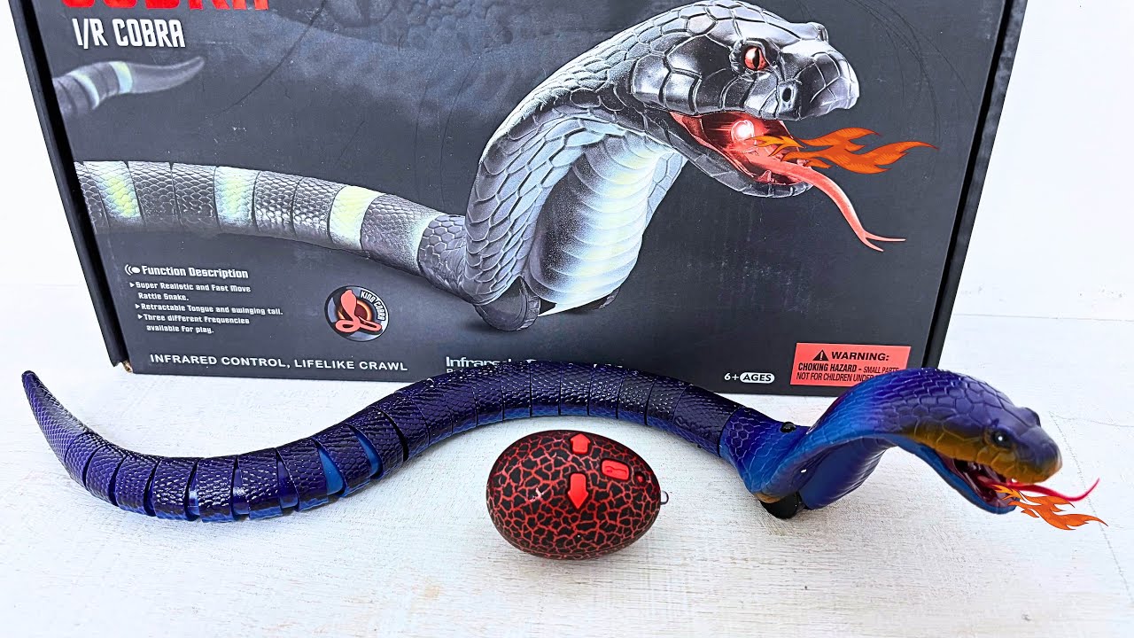 4 Minutes Satisfying with Unboxing Cobra Snake🐍with Remote Control Toy ...