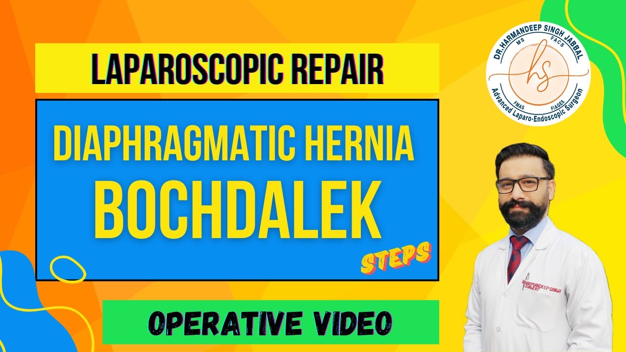 Bochdalek Diaphragmatic Hernia - Laparoscopic Repair - YouTube