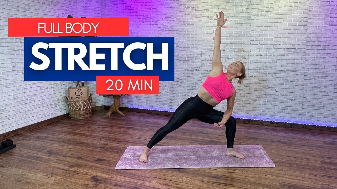 Uplifting Full Body Stretch Routine 20 Min At Home Stretch Youtube