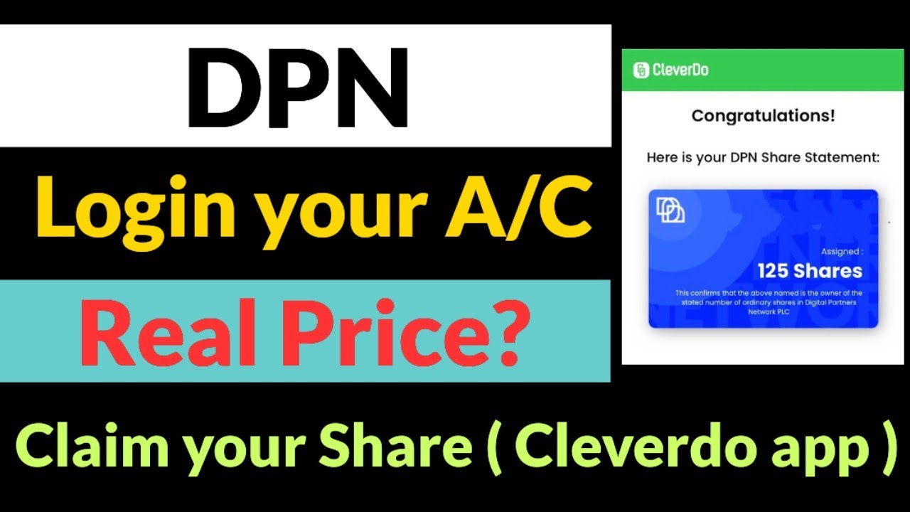 DPN E-MAIL PROCESS OF CLEVERDO APP | HOW TO LOGIN CLEVERDO APP | PRICE ...