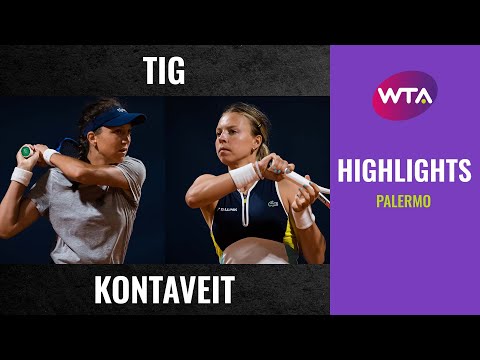 Anett Kontaveit vs. Patricia Maria Tig | 2020 Palermo First Round | WTA Highlights