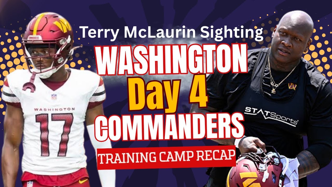 Terry McLaurin Sighting at Commanders Camp. NFL Insider Lake Lewis Jr ...