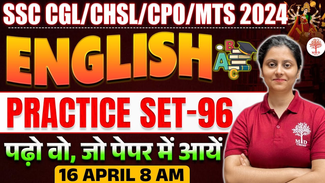 SSC EXAM ENGLISH CLASSES 2024 | SSC CGL, CHSL, CPO, MTS 2024 | SSC ...