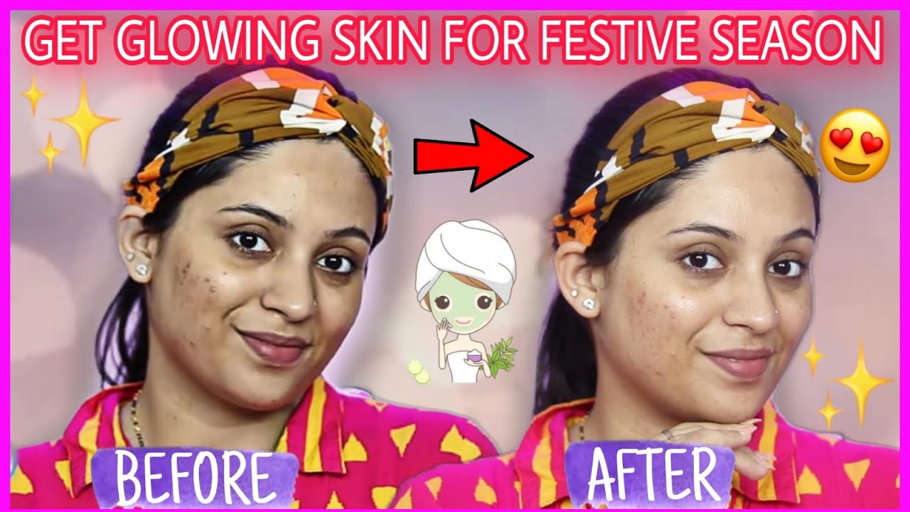 How to get Glowing skin for festivals SKINCARE ROUTINE FOR FESTIVALS😍 ...
