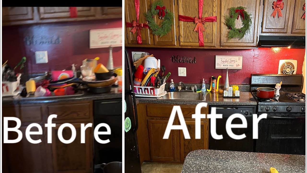 Clean my kitchen with me 🗑️🤮🥰#fyp #vlog #cleaning #talking #funny ...