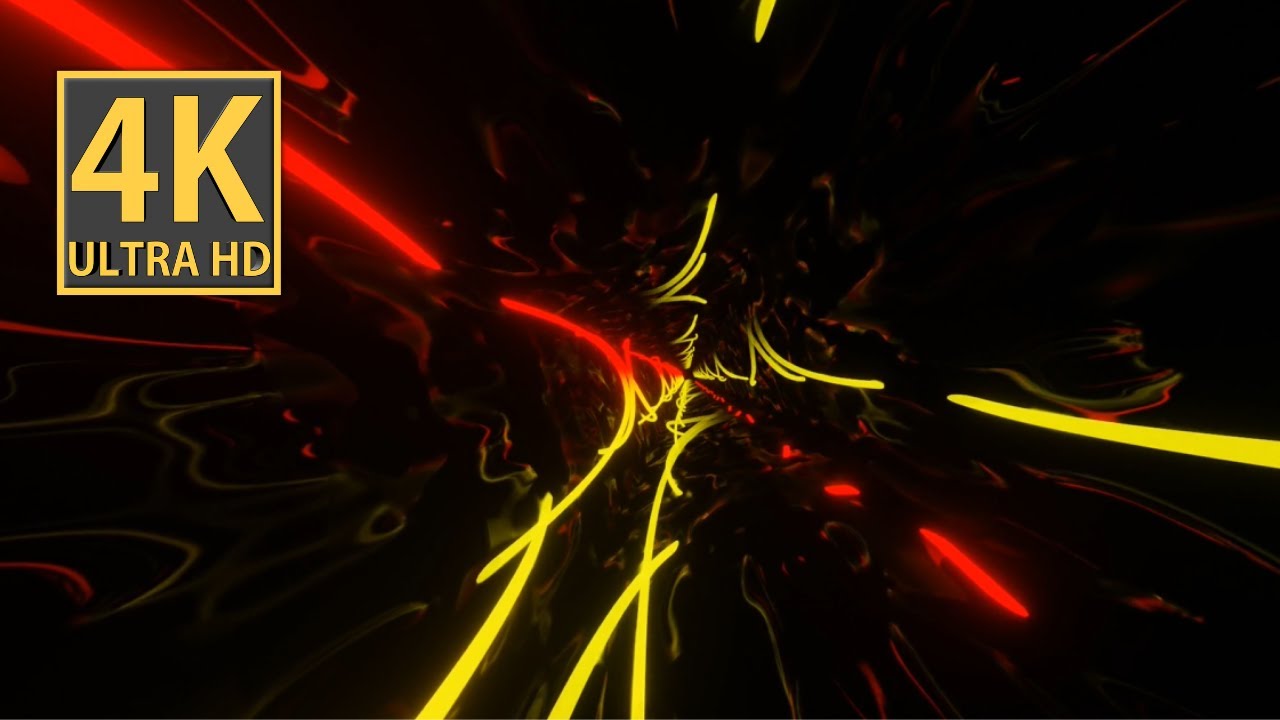 Abstract Background Video 4k Screensaver TV 10 h VJ LOOP NEON Metallic ...