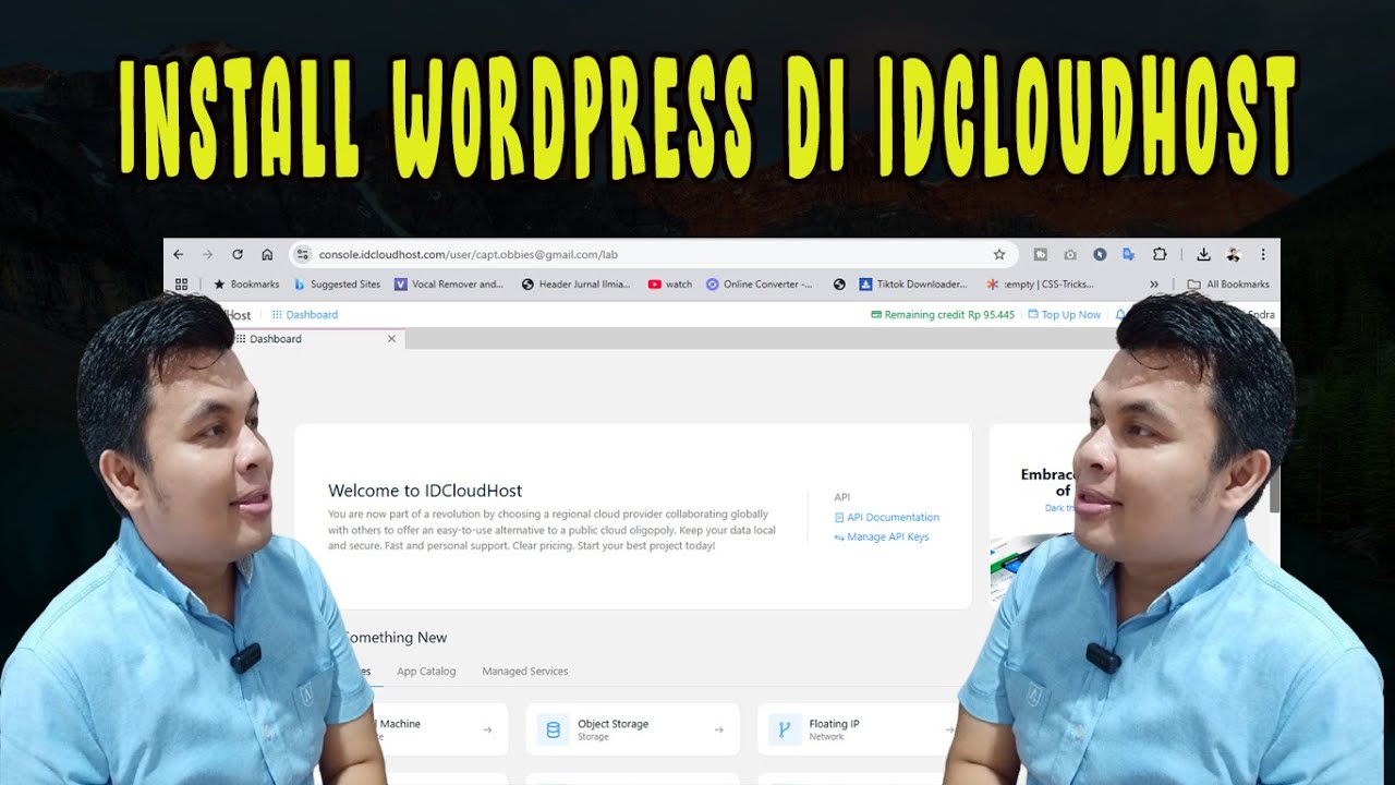 CARA INSTALL WORDPRESS UNTUK OJS DI CLOUD VPS IDCLOUDHOST - YouTube
