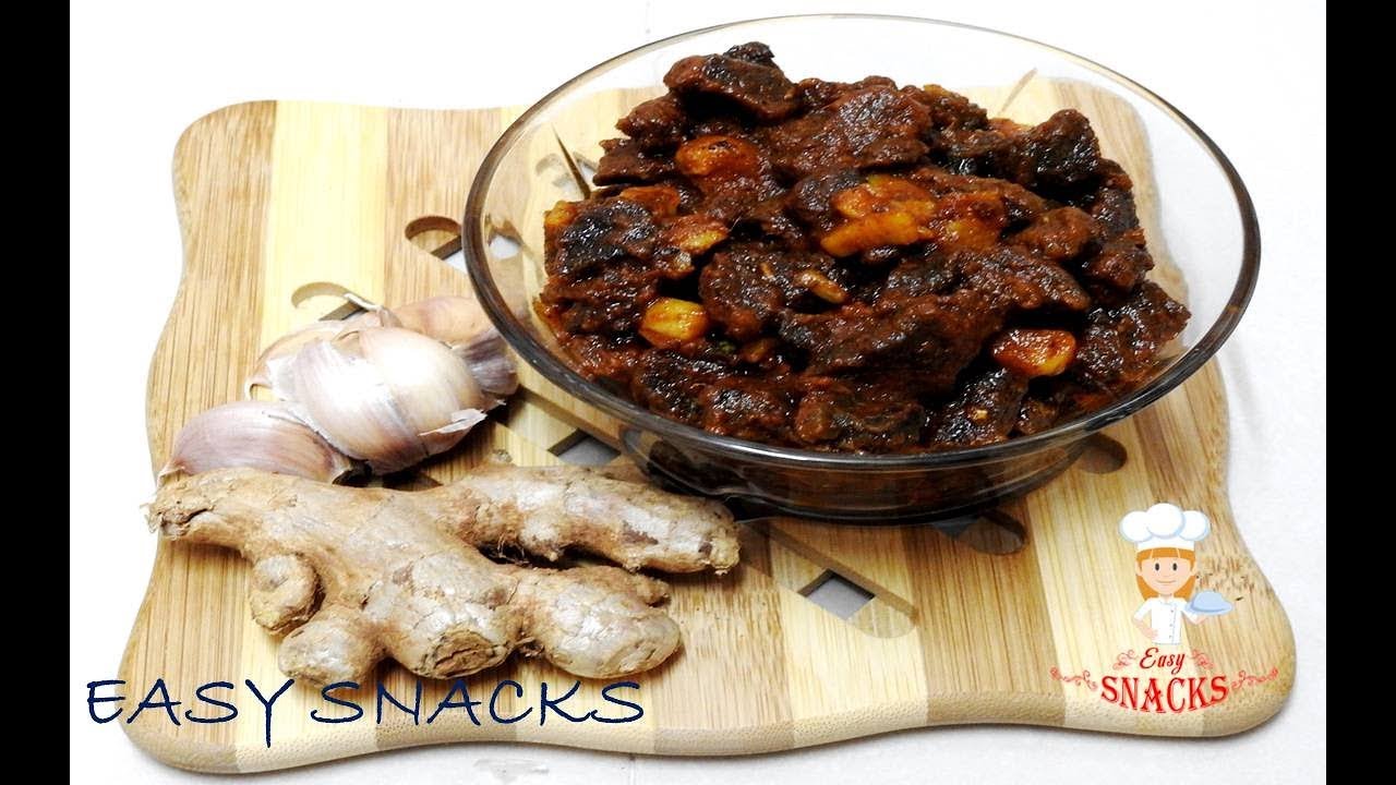 MEAT PICKLE // HOW TO MAKE MEAT PICKLE // TASTY MEAT PICKLE RECIPE IN ...