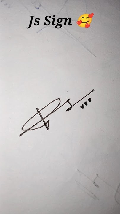 Js sign | | Js signature | | Js signature design | | best handwriting js - YouTube