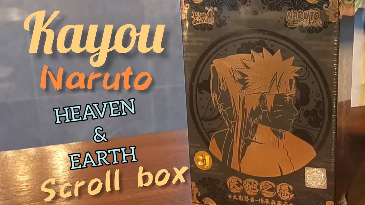 Kayou Naruto HEAVEN and EARTH Scroll (Premium Box) | 100 Subs BOX break. - YouTube