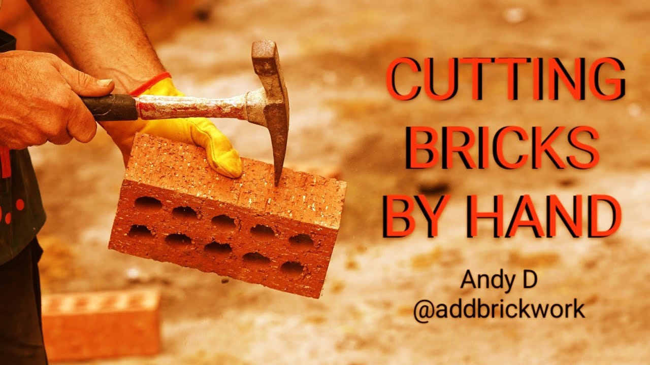 CUTTING BRICKS BY HAND - YouTube