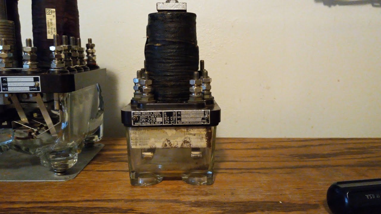 My New US&S Modal DN-22B relay - YouTube